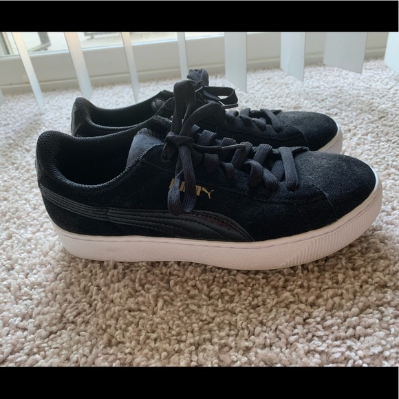Puma | Shoes | Puma Black Soft Foam Comfort Insert Sneakers W65 | Poshmark